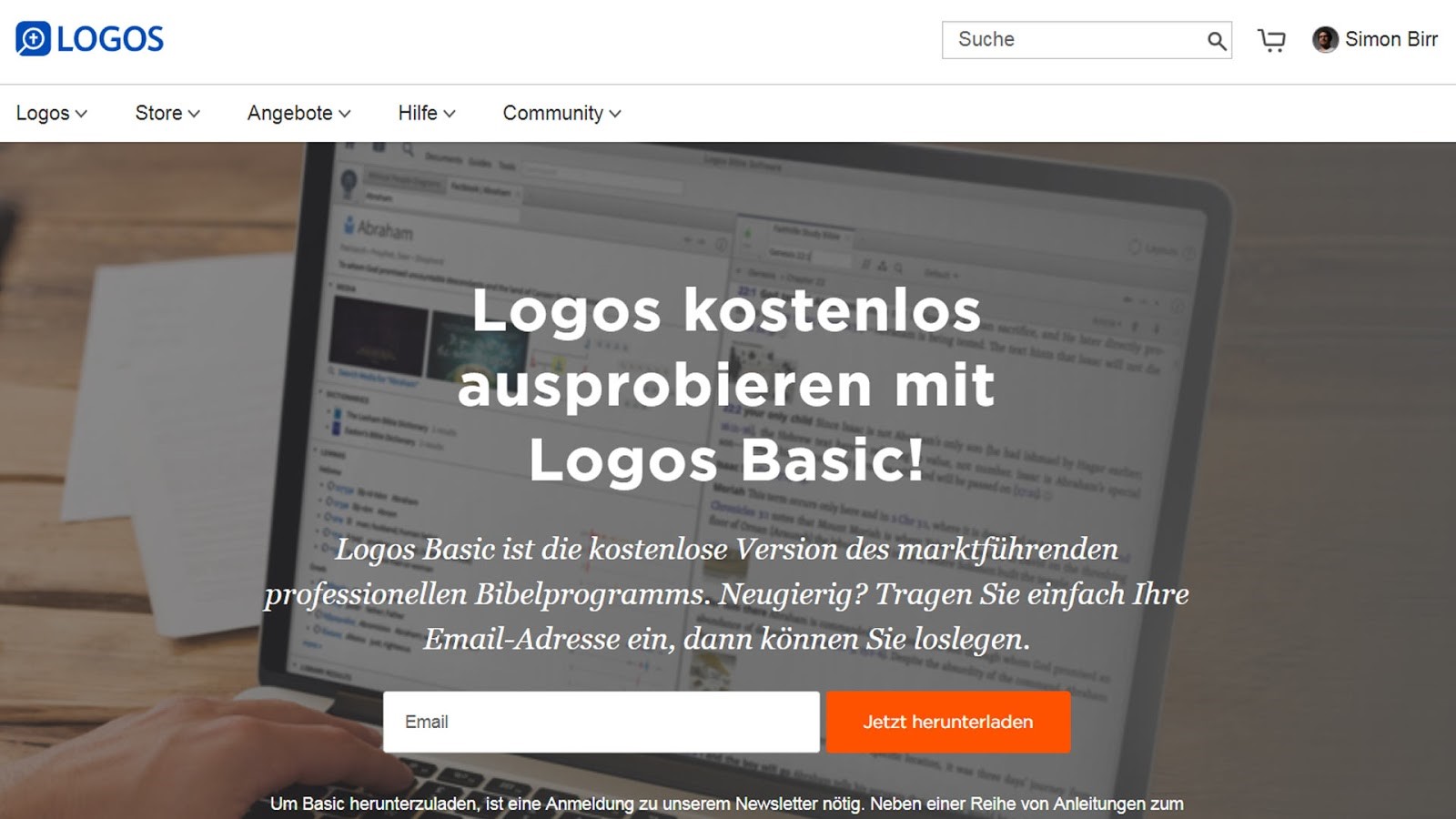 Logos Bibelsoftware kostenfrei