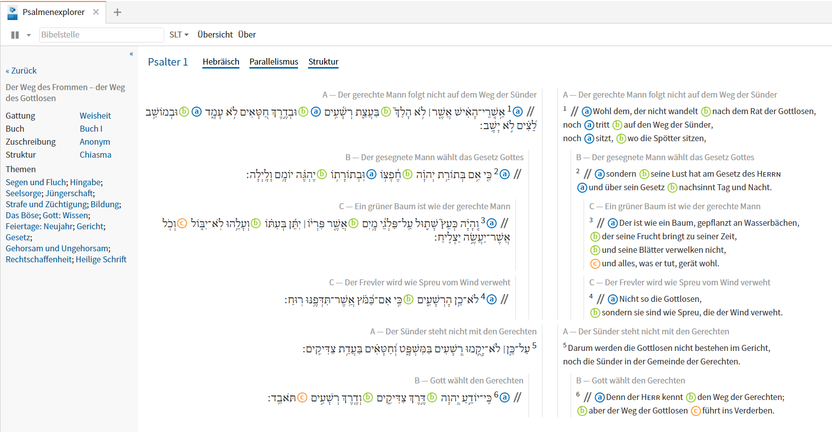 Erkenne die Struktur des Bibeltextes mit Logos 8 - Logos Blog